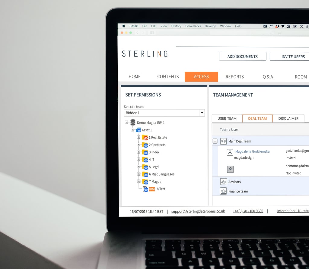 Sterling Virtual Data Rooms